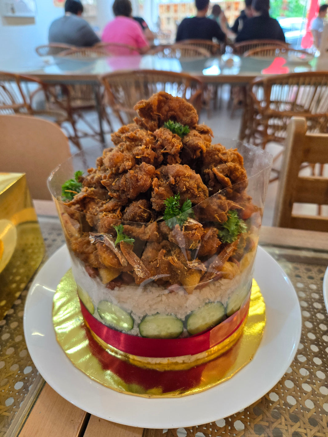 Nasi Lemak Cake – Kampung Dining